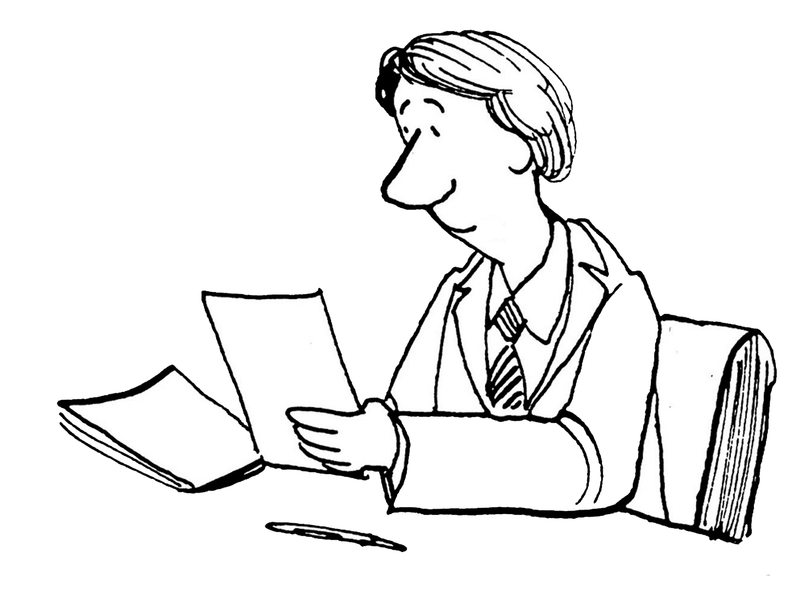Principal Clipart Black And White